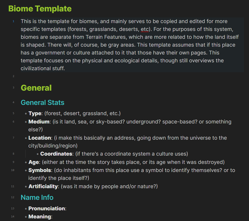 Uluscri's Worldbuilding Templates by Uluscri