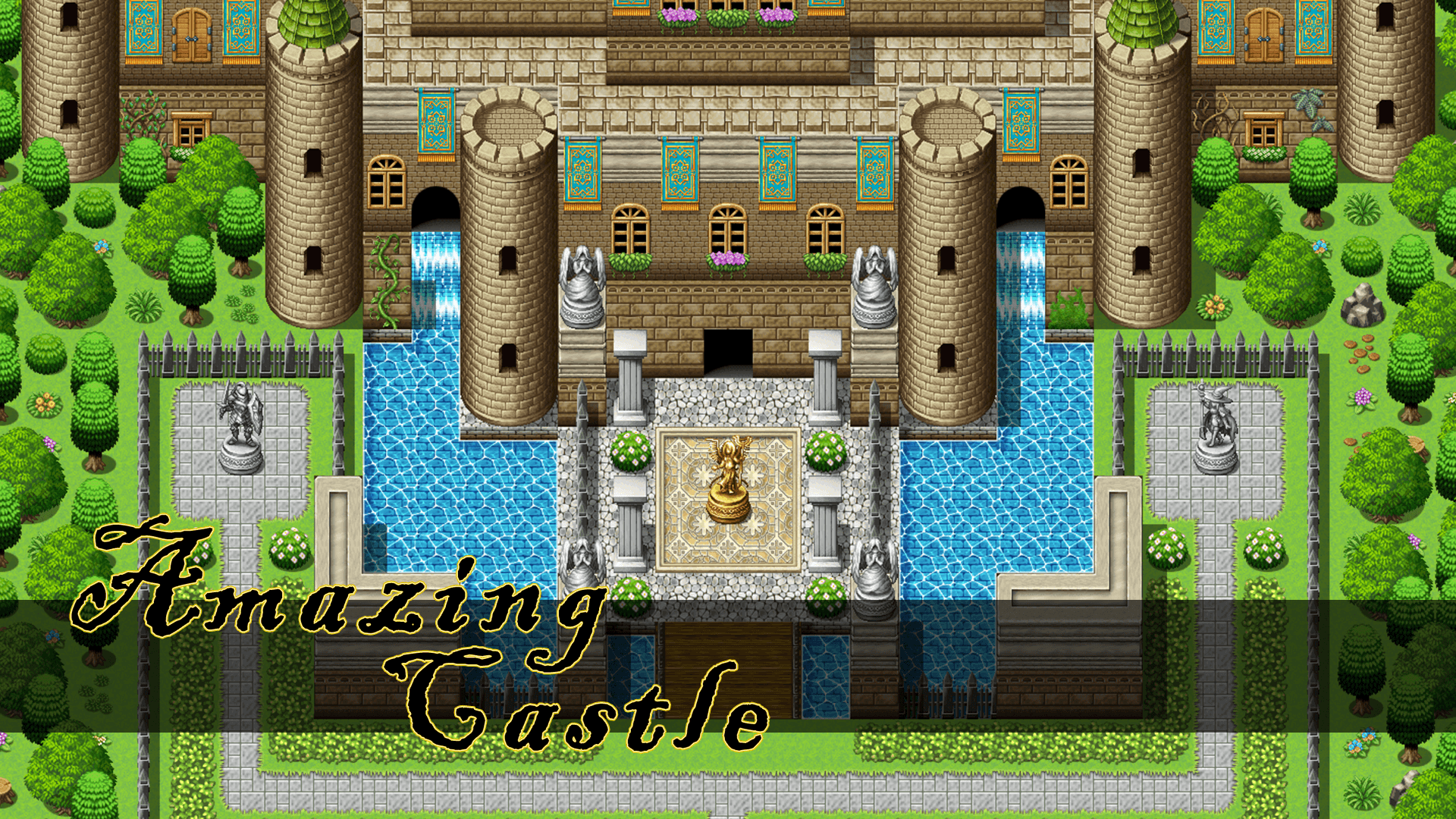 AMAZING CASTLE - RPG Maker MZ Map Preset Template by ShidoLionheart