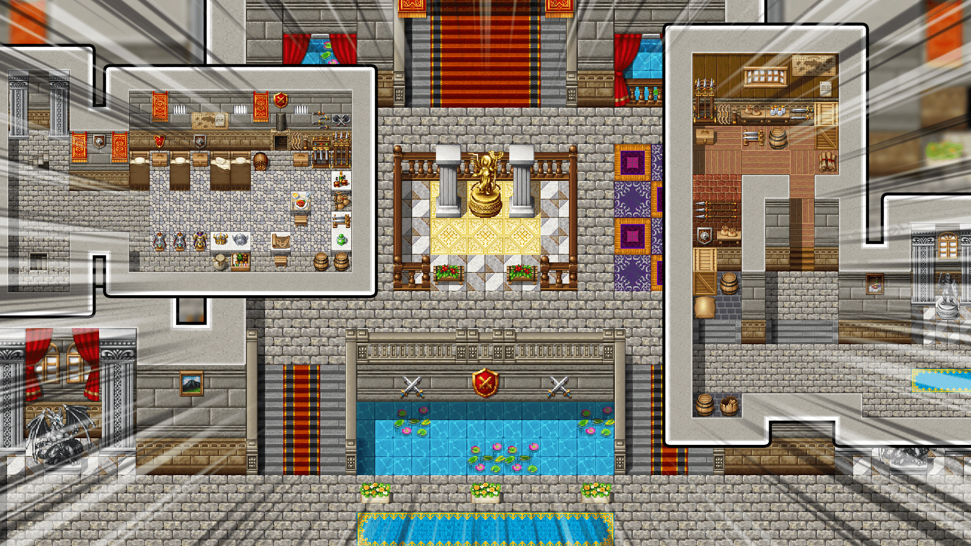 AMAZING CASTLE - RPG Maker MZ Map Preset Template by ShidoLionheart