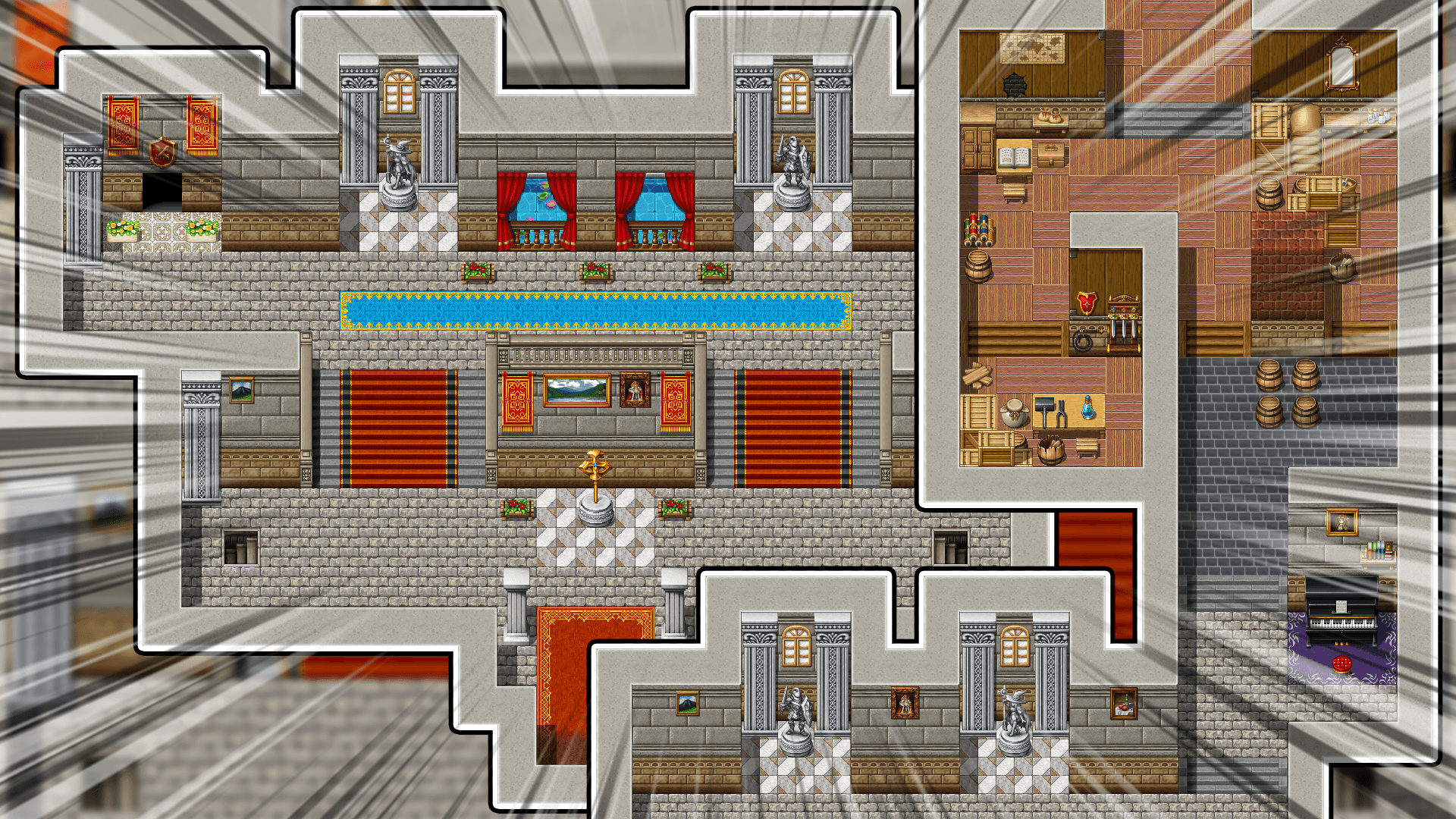 AMAZING CASTLE - RPG Maker MZ Map Preset Template by ShidoLionheart