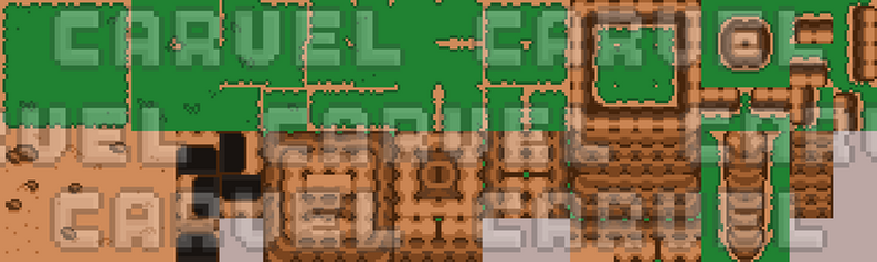 Pixel Art Top Down Adventure Grass Tileset by PixelCarvel
