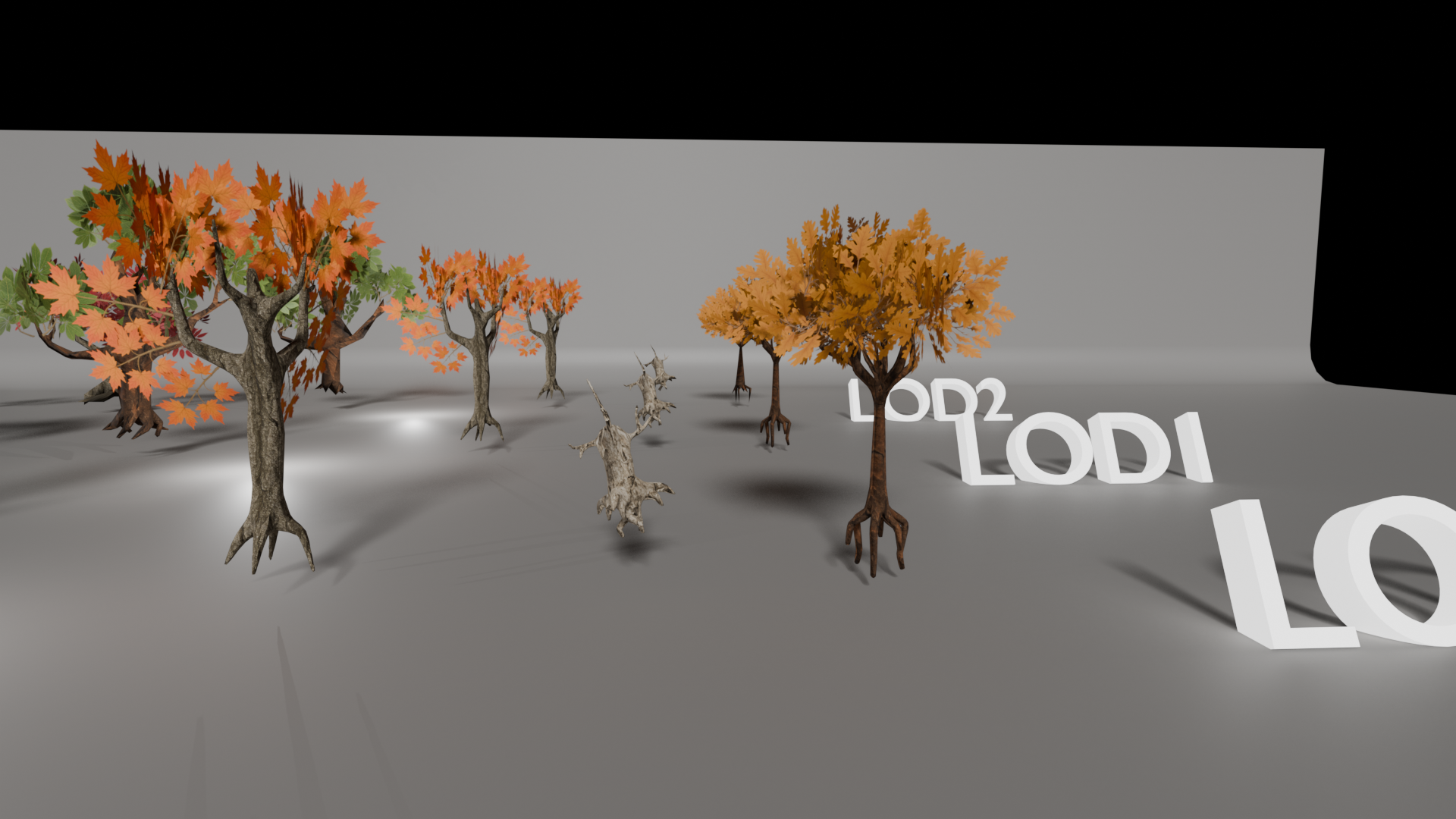 Trees Pack Vol. 1 // 10 Game-Ready Trees with LODs (Unity/Unreal/WebGL ...