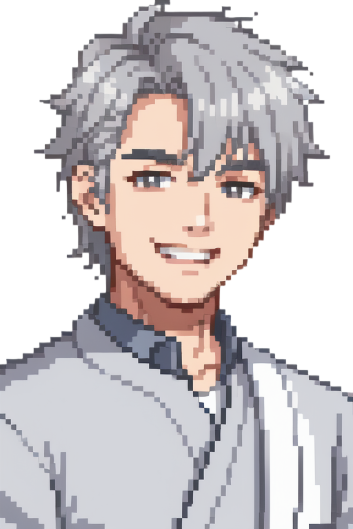 Male PixelArt Portraits 2 by Boris Naftaliev