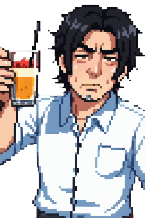 Male PixelArt Portraits 2 by Boris Naftaliev