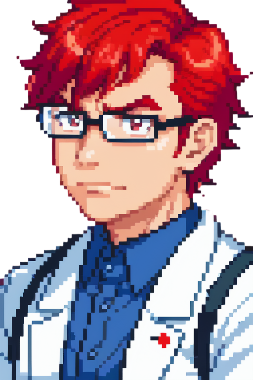 Male PixelArt Portraits 2 by Boris Naftaliev