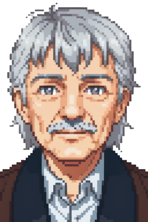 Male PixelArt Portraits 2 by Boris Naftaliev