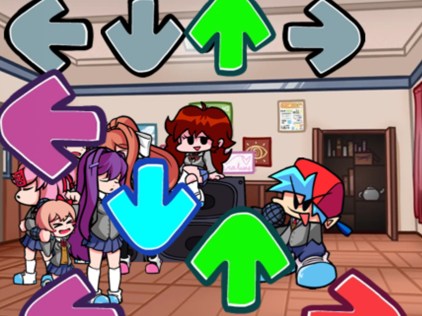 Doki doki Takeover Plus Fnf Engine by Phil_mmeep