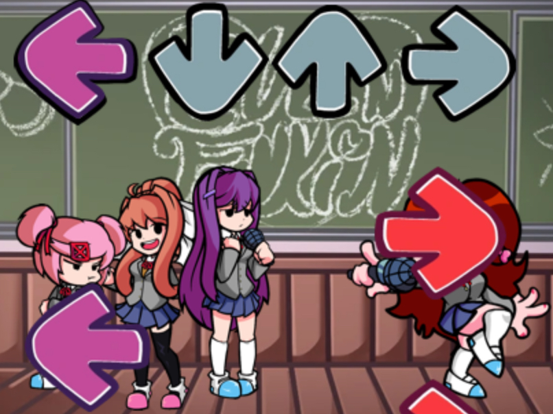 Doki doki Takeover Plus Fnf Engine by Phil_mmeep