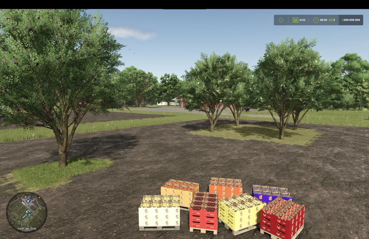 FS25 Multifruit pack Prefab by Jinkou89