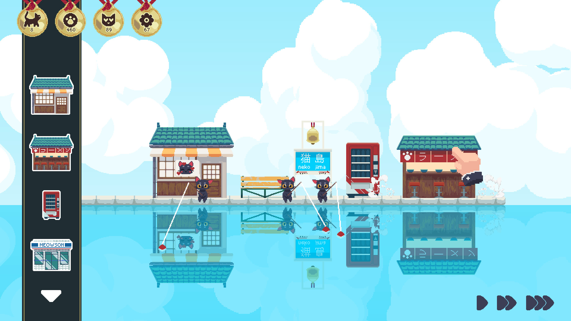 Cat Isle by domke.games, Pixel Duck