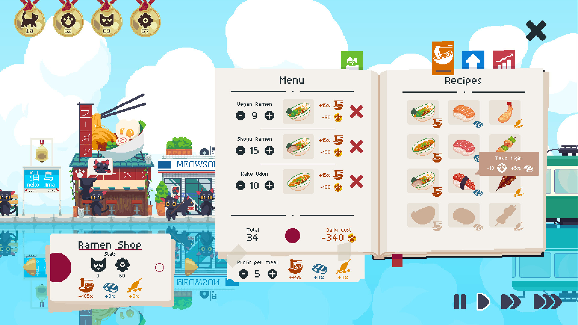 Cat Isle by domke.games, Pixel Duck