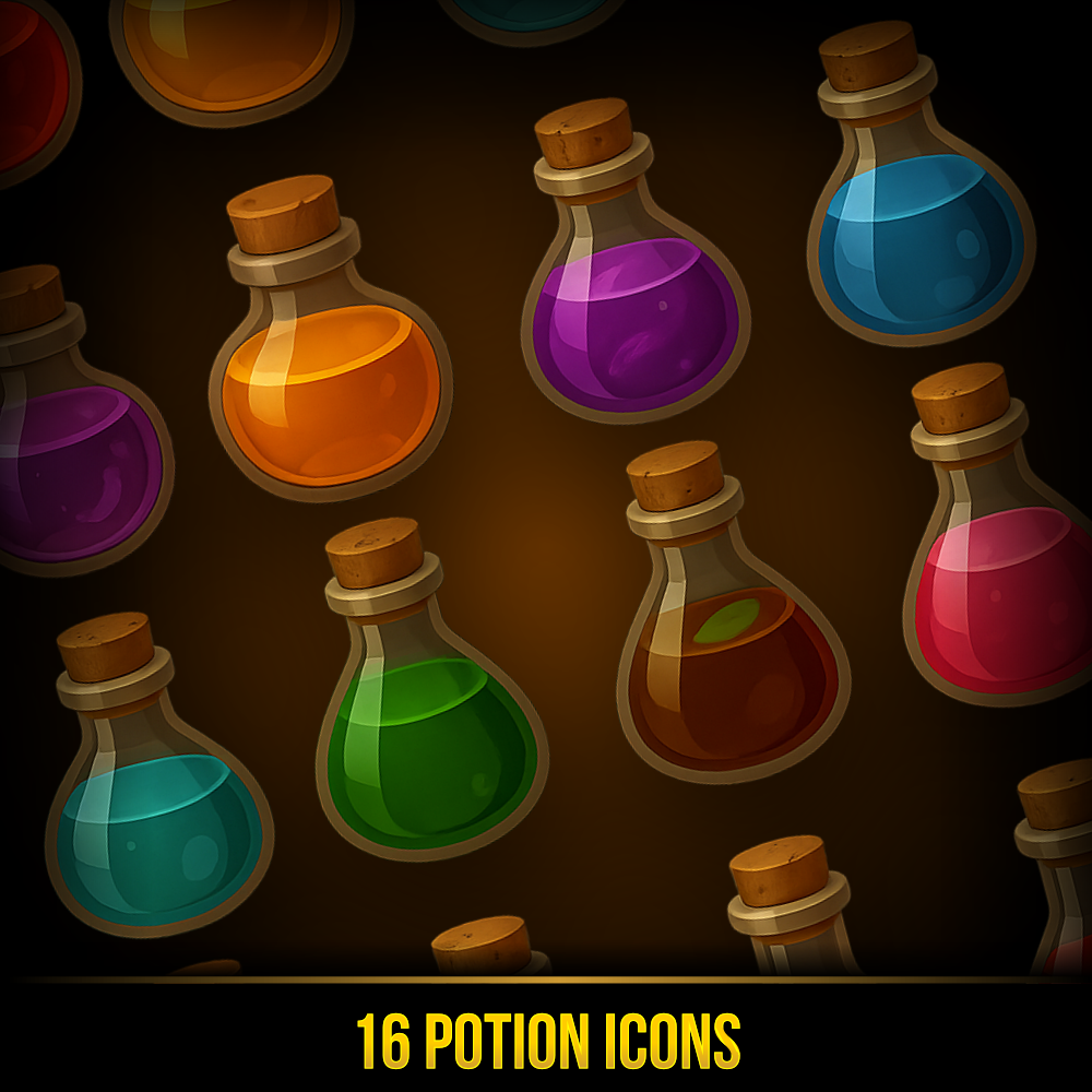 Fantasy RPG Inventory Icon Pack vol. 10 by pzUH