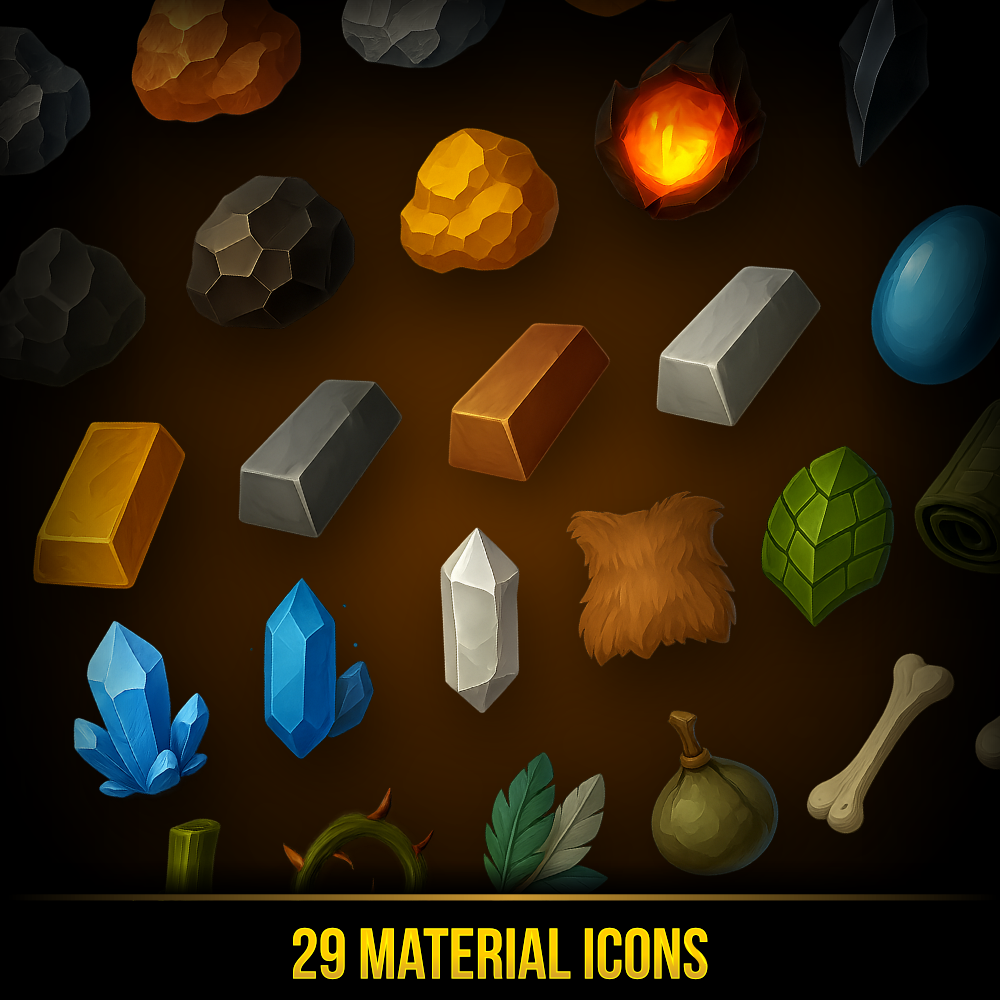 Fantasy RPG Inventory Icon Pack vol. 10 by pzUH