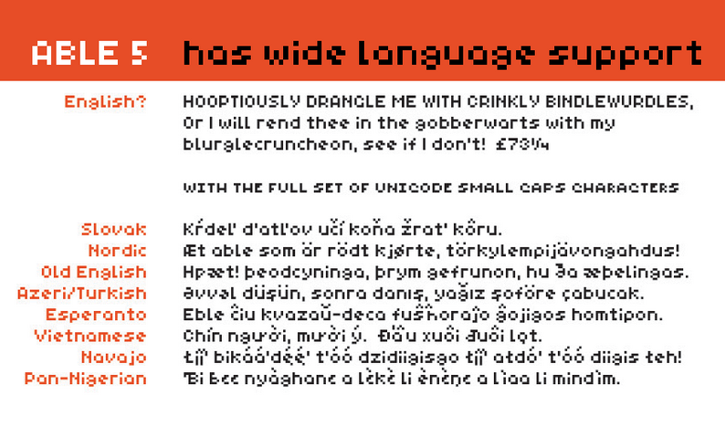 Able font by stormgold