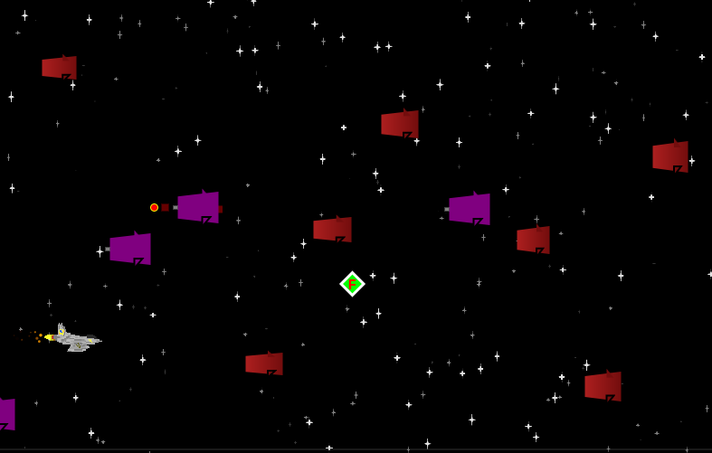 Minimalistic Jet shooter game by Mythrony