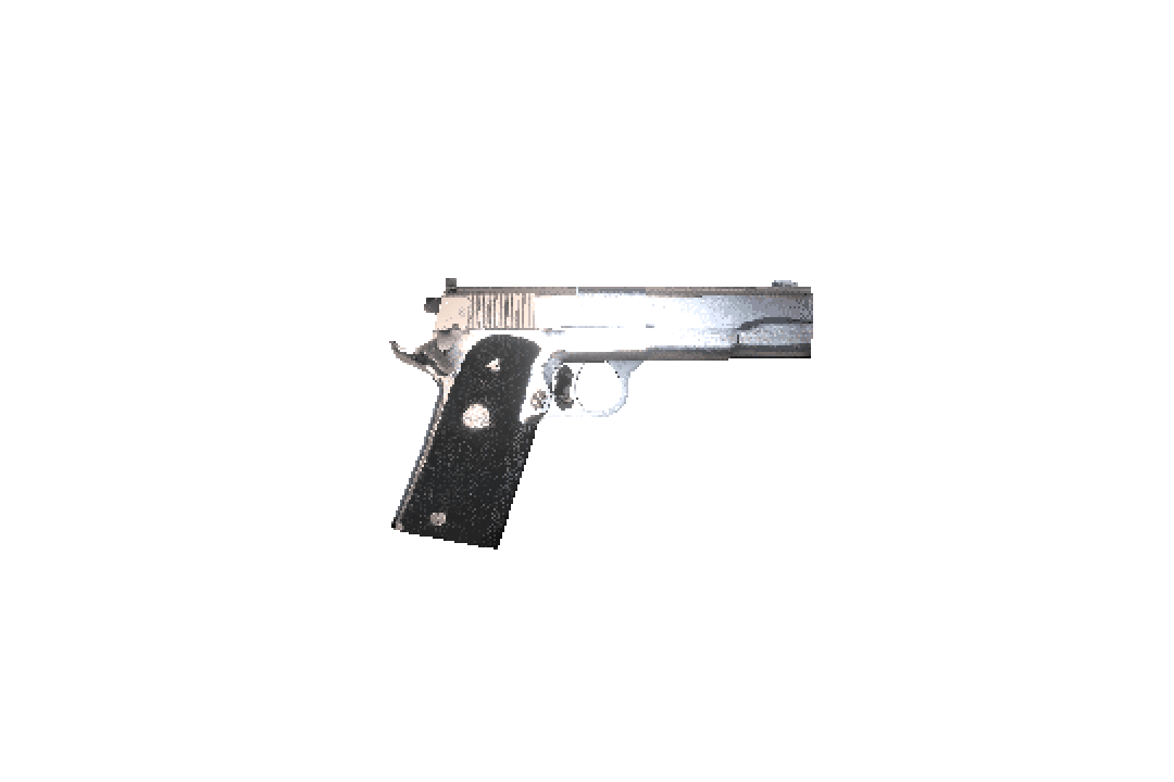 PS1/PSX retro gun asset pack (AK47, shotgun, pistols) by Shayno