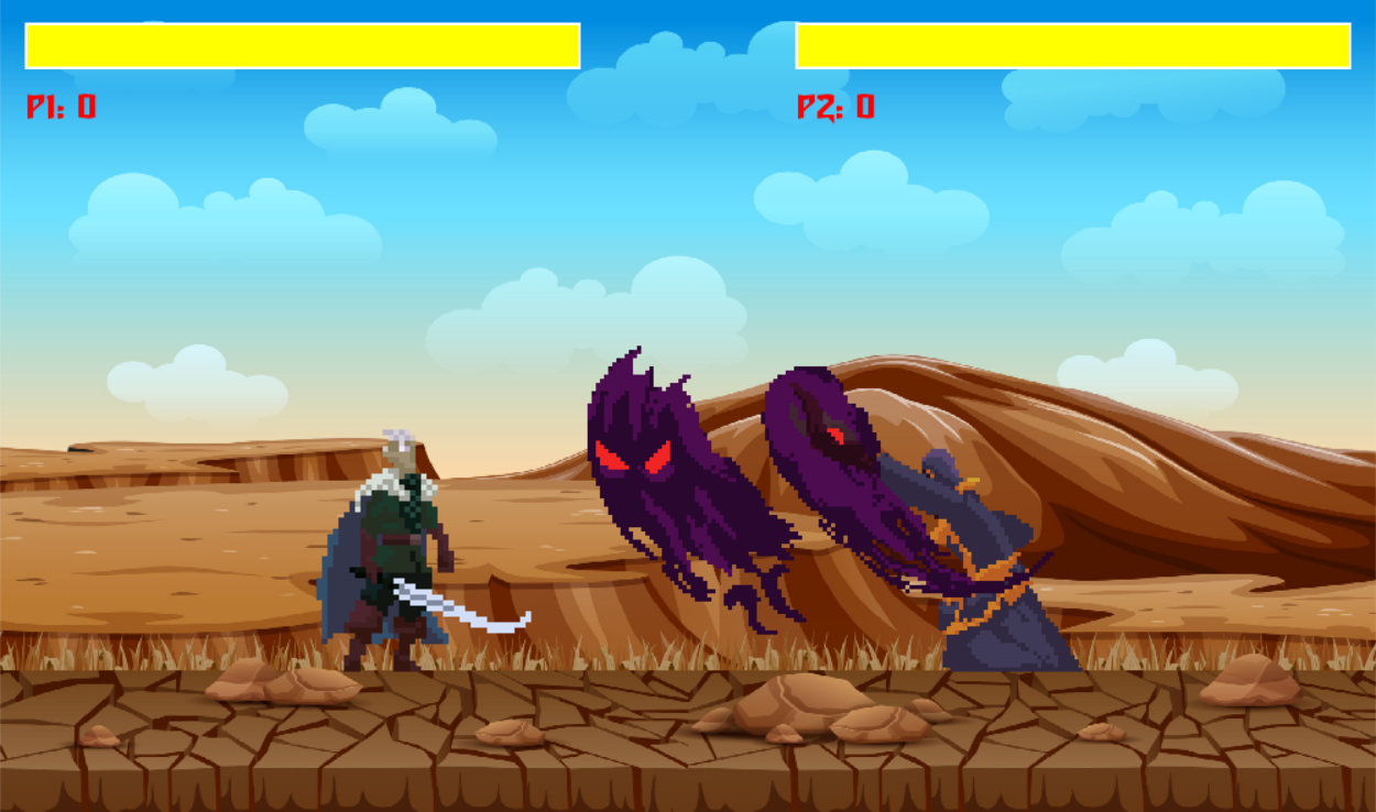 Desert Brawler: A PyGame Arcade Fighter by Malte Haller