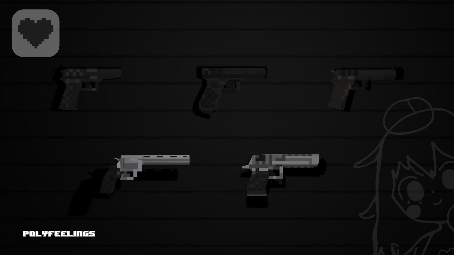 Guns Pixel Perfect 3D Asset pack by PolyFeelings