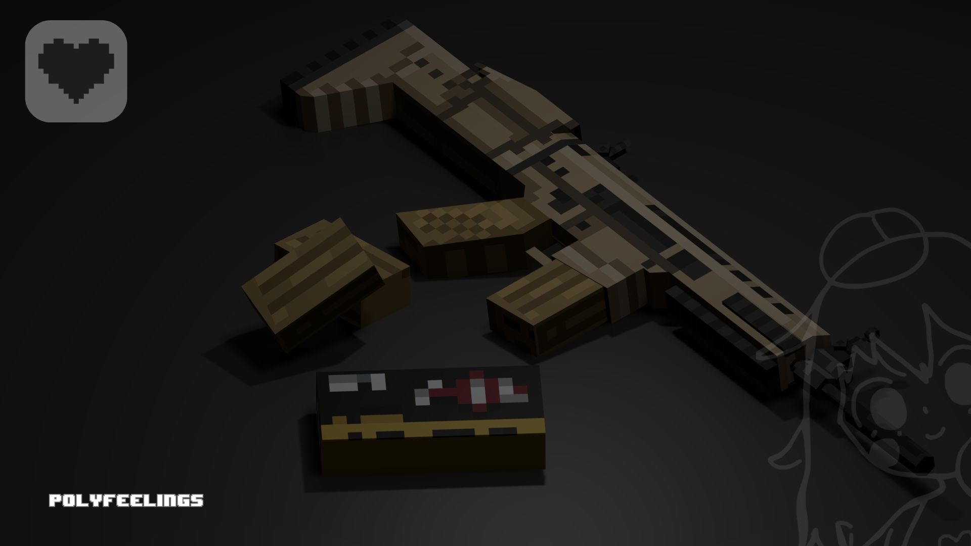 Guns Pixel Perfect 3D Asset pack by PolyFeelings