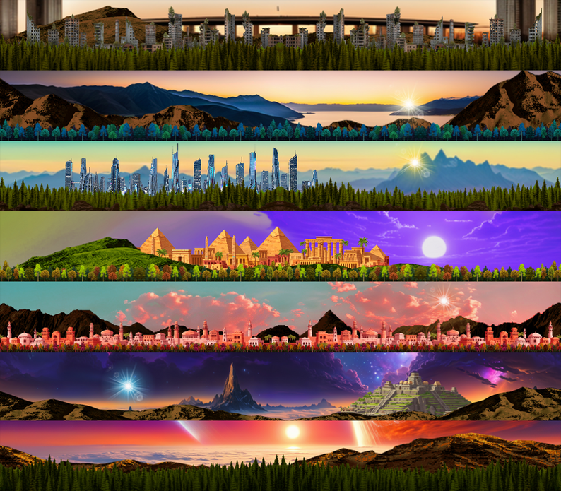 Hakros Skybox Editor (Cubemaps for DOOM, QUAKE, UNREAL, UNITY, BLENDER ...