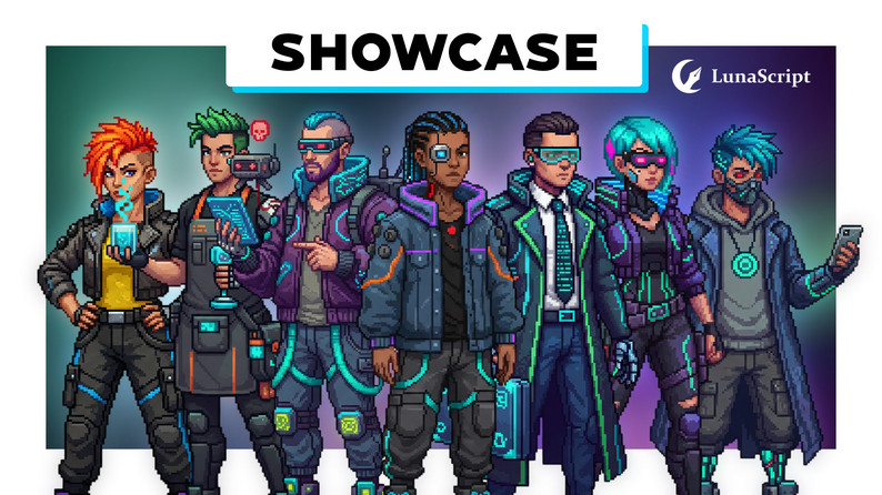 Cyberpunk Pixel Art – Civilians Pack by LunaScript