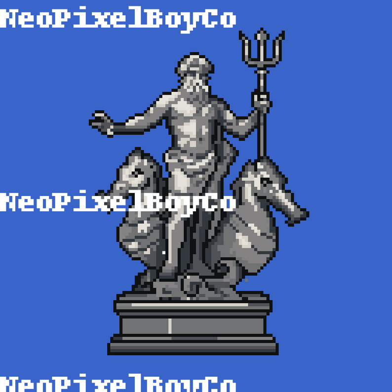 Pixel Art Statues – Prototype by NeoPixelBoyCo