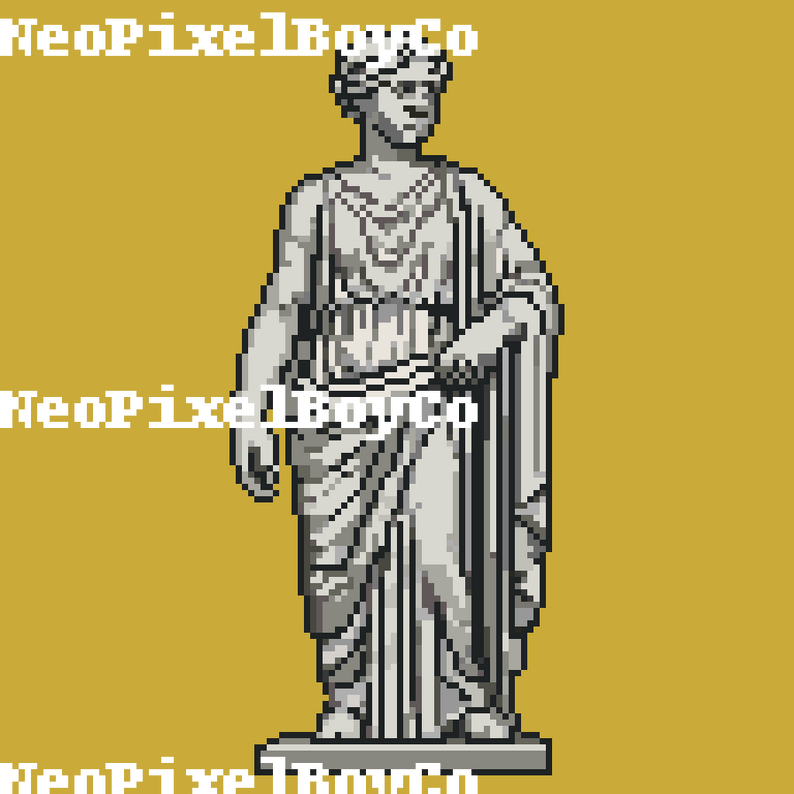 Pixel Art Statues – Prototype by NeoPixelBoyCo