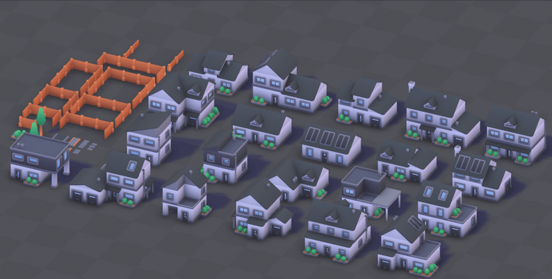 Mega Modular City-Building Assets – Unity/Unreal/Godot by THE $torm