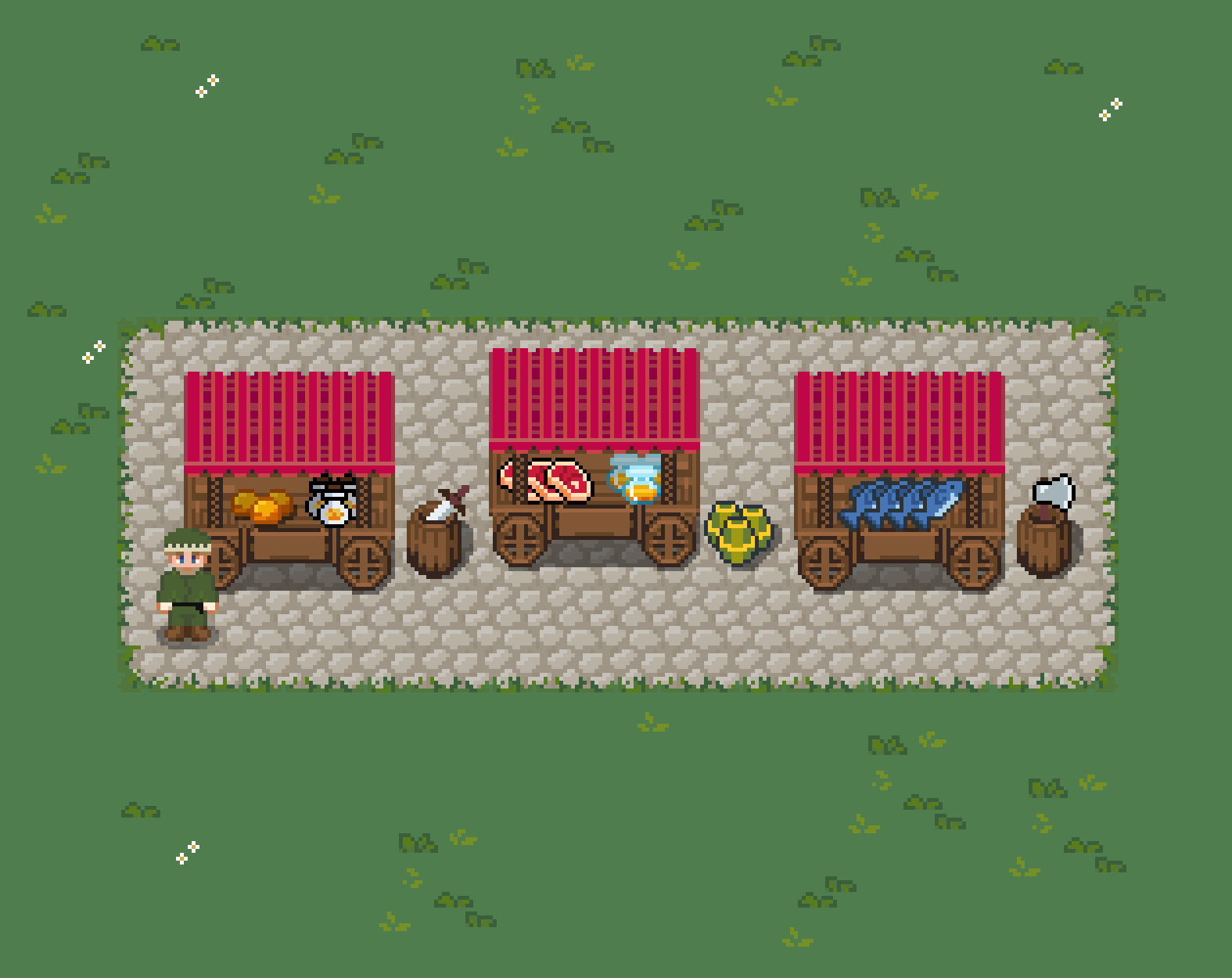 Medieval Pixel Art Assets Pack by Aglyuna Games
