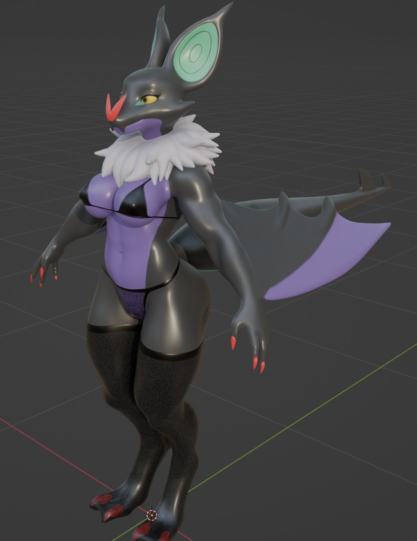 Noivern model (Blender + VRChat) by TheHiddenMask18