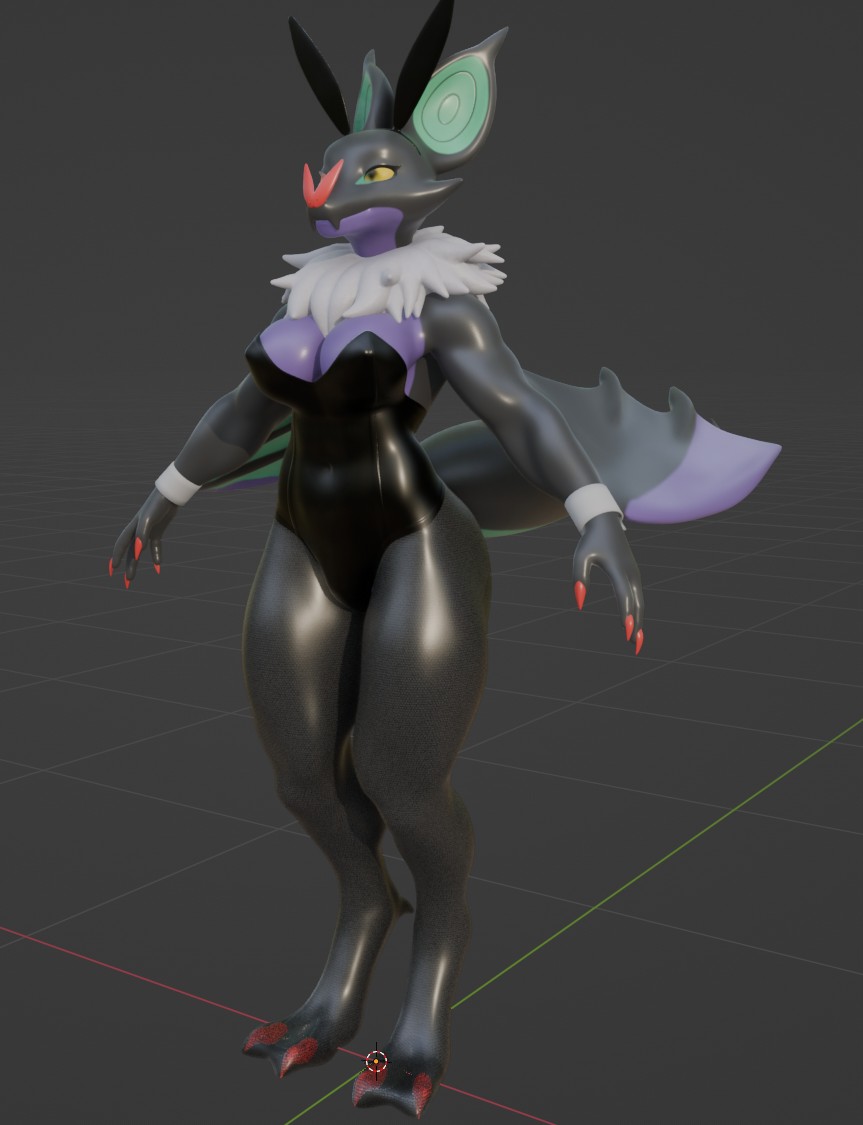 Noivern model (Blender + VRChat) by TheHiddenMask18