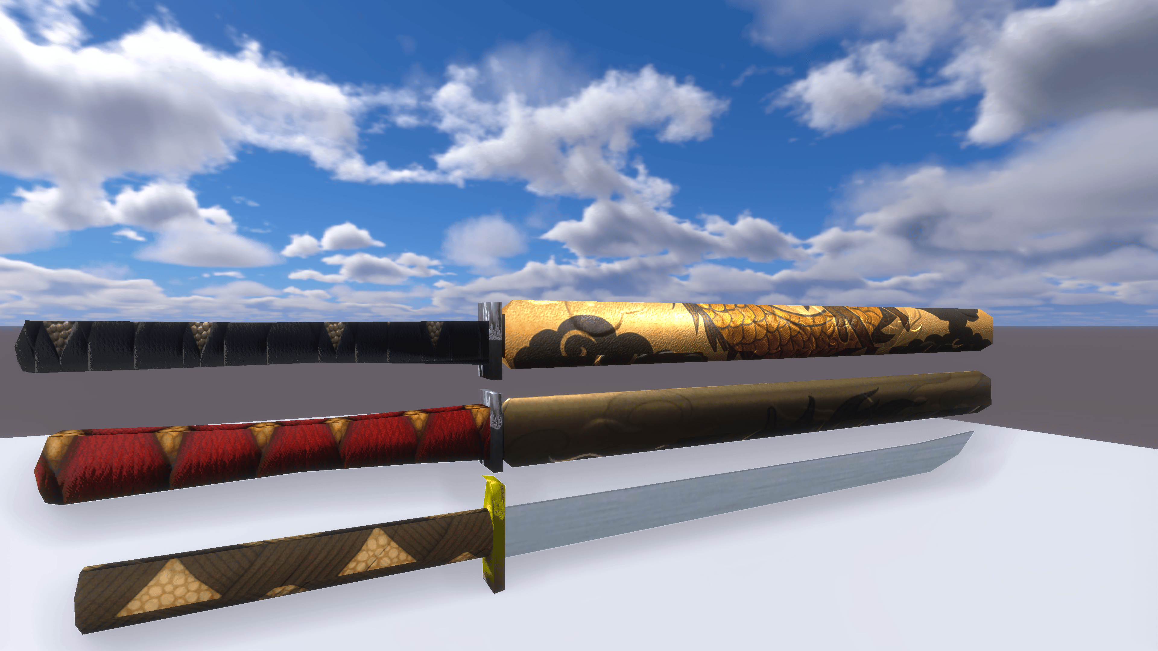Dragon katana set by Nostalgic Games TM