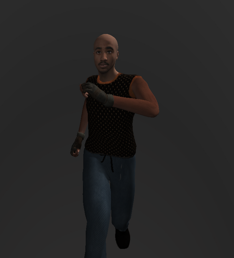 2PAC 3d Model Animated by nilefox717