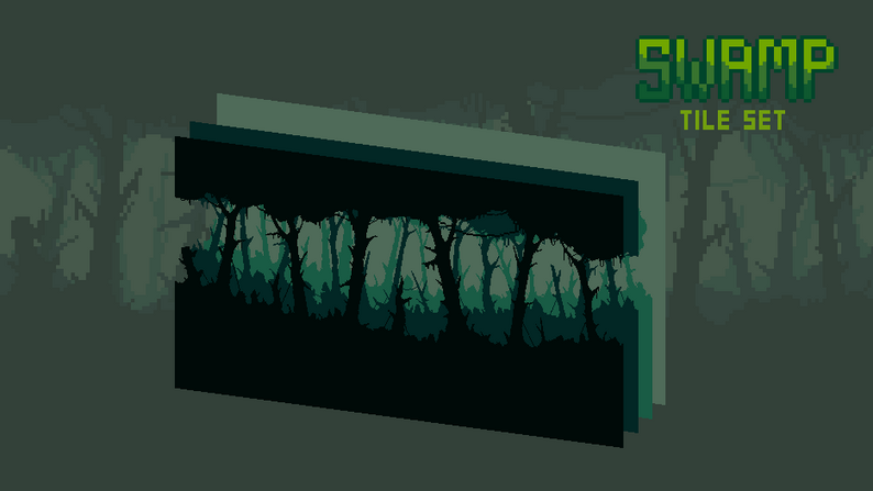 Pixel art Swamp set by UnfuneralOD