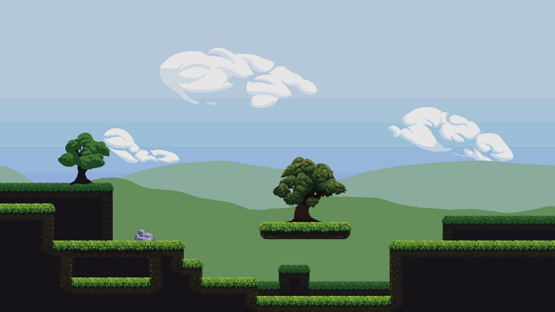 Simple Grass Tileset by Kemo_III