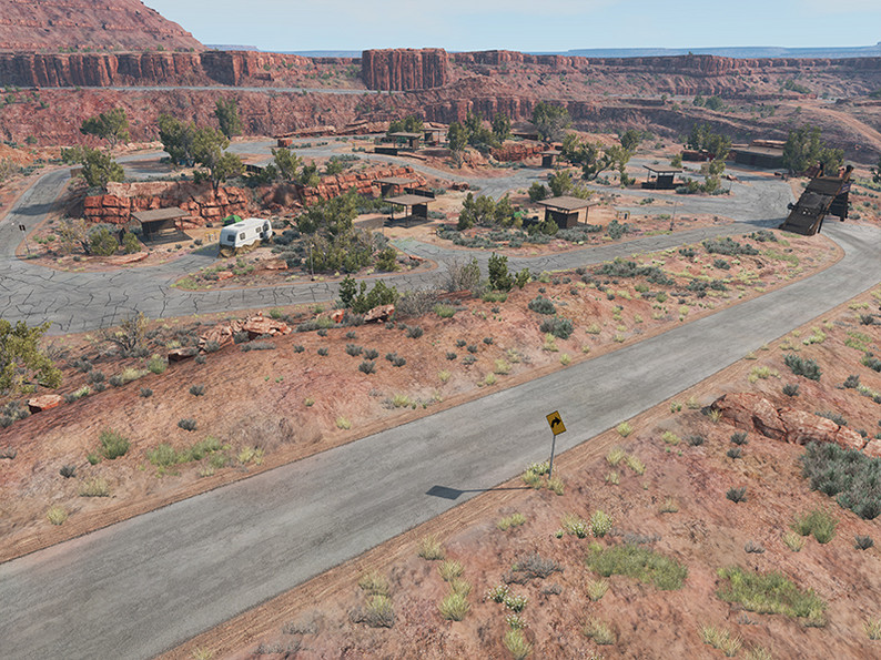 BeamNG - Road Trip Map by TooBad46