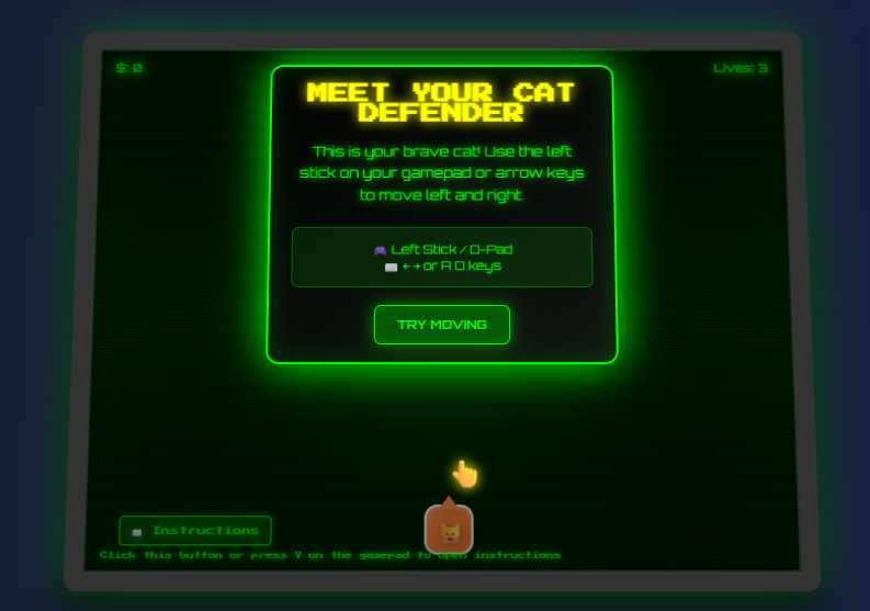 Spam Cat Defense: Retro Arcade Shooter by Nethmin Games