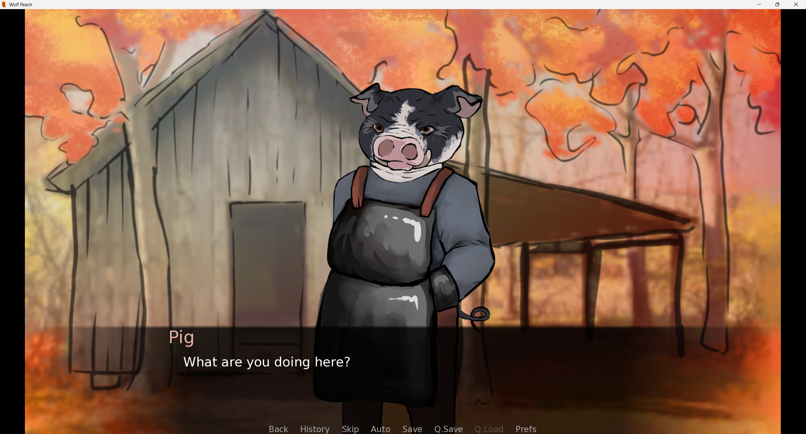 Wolf Peach by gggg2100 for VTGDC Fall 2025_Bad Assumptions - itch.io