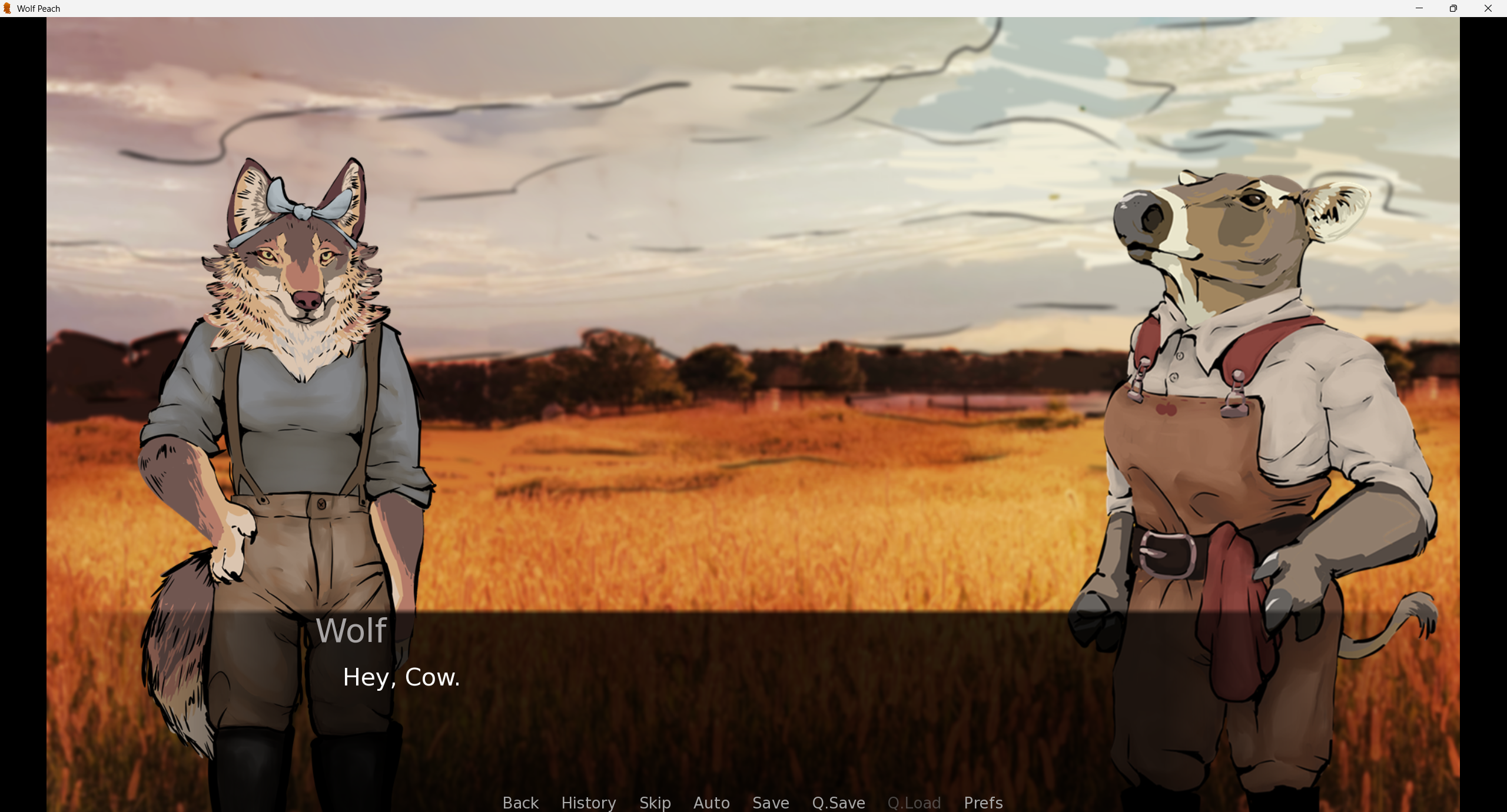 Wolf Peach by gggg2100 for VTGDC Fall 2025_Bad Assumptions - itch.io