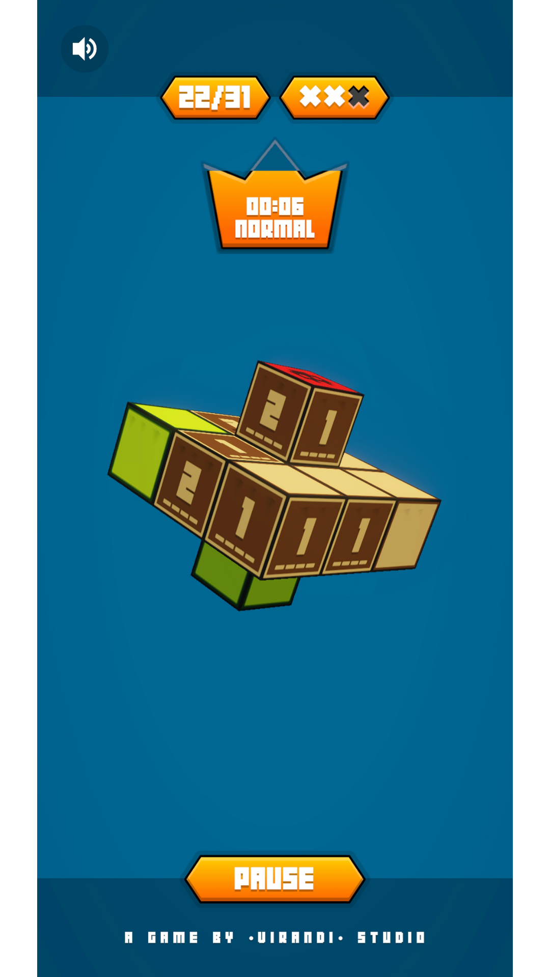 Min3D : Cube Minefield Puzzle by •VIRANDI• STUDIO