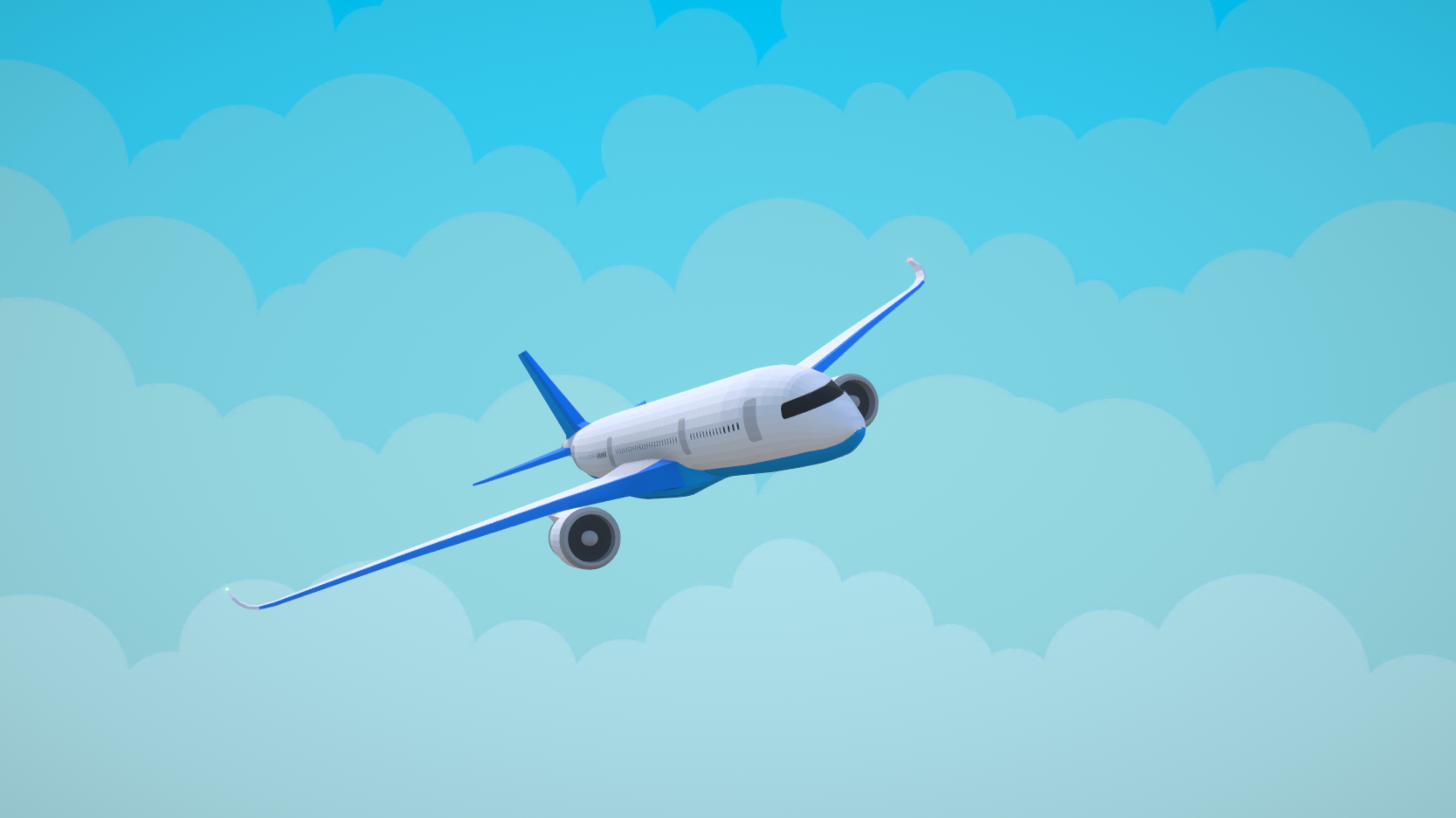 Low Poly Aircraft Trio by Coil Studio