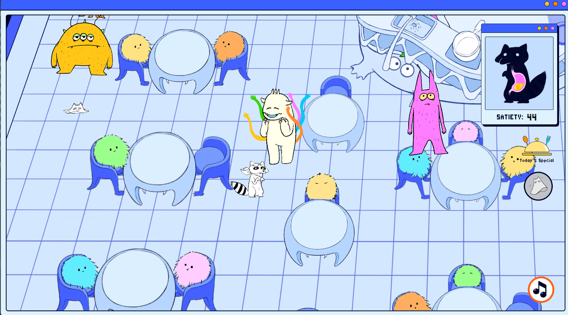 Raccoon Captain: Cosmic Feast by Ruolinzuzz