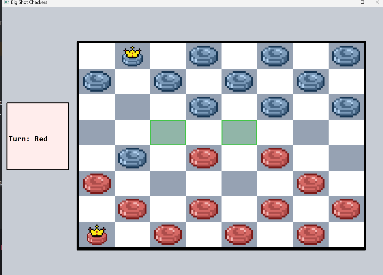 Big Shot Checkers by Haloshka