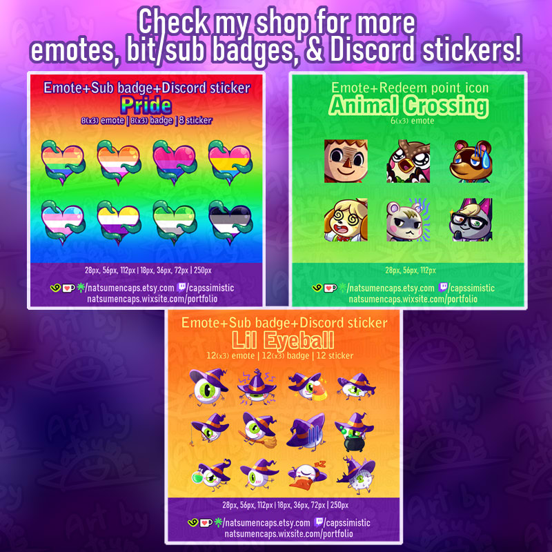 Fox mask 2 ※ Sub/Bit badge + Channel points icon premade by Natsumen.Caps