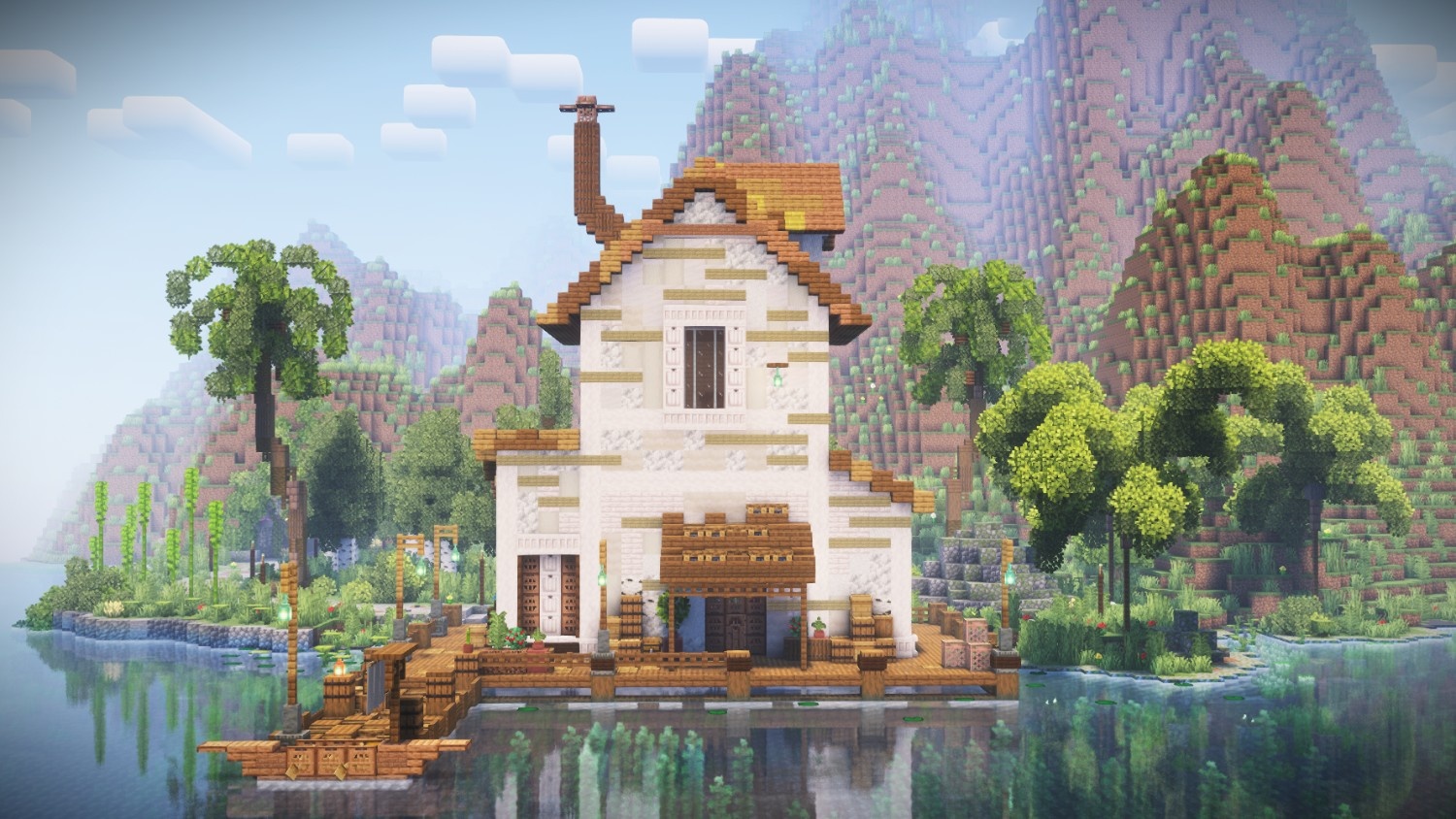 Dock House Minecraft | World Download & Schematic by Avirgo