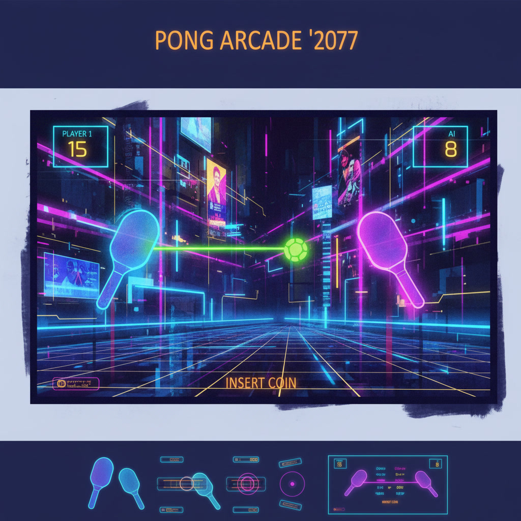 Pong Deluxe by NovaHeart Arcadian