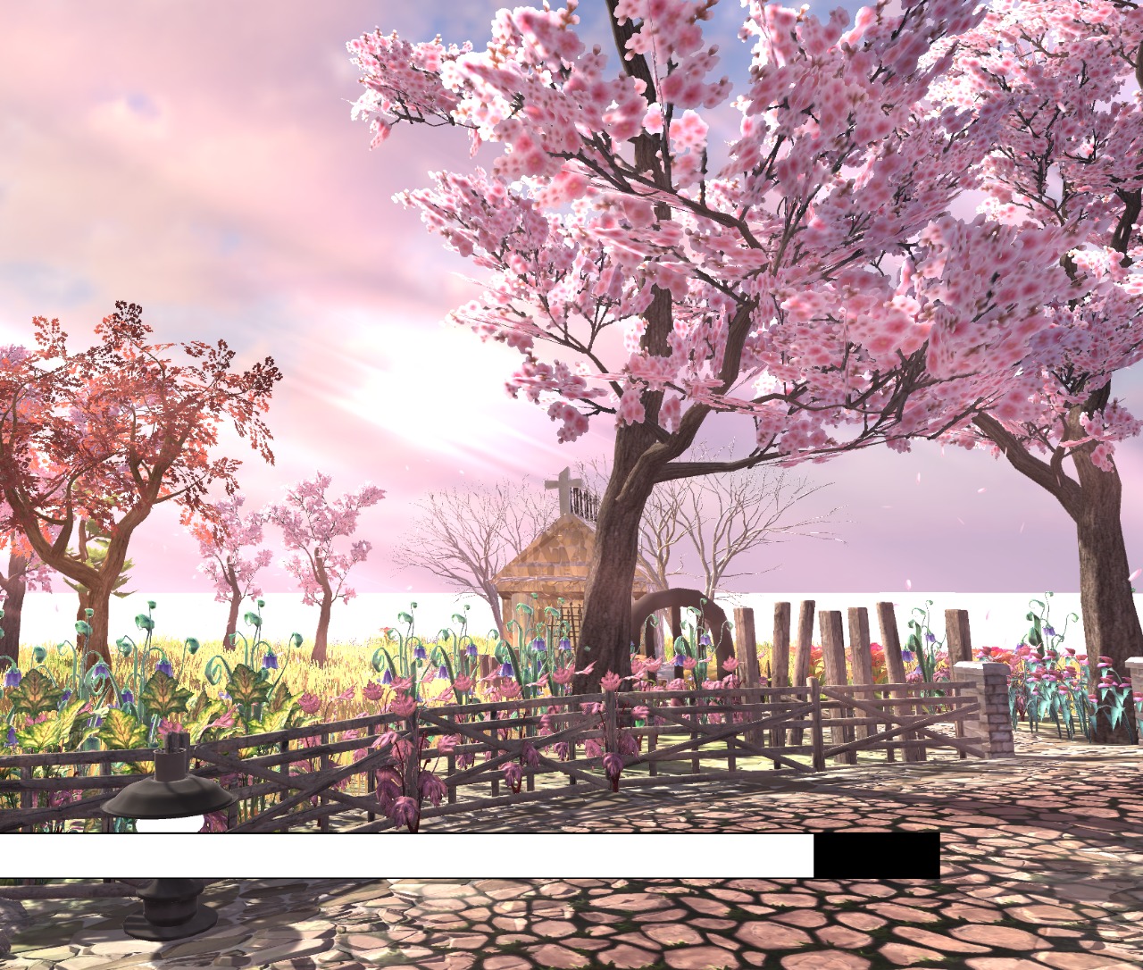 japanese waterfall level design by Arham Irfan