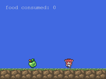 feeding neko-tan by peb