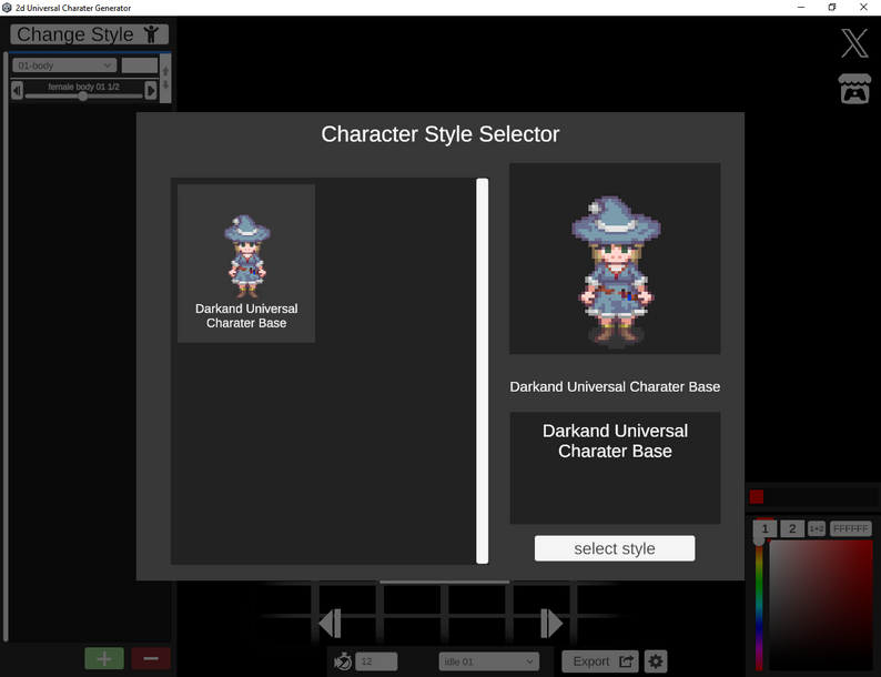 Universal 2d Charater Creator by Darkand Arts