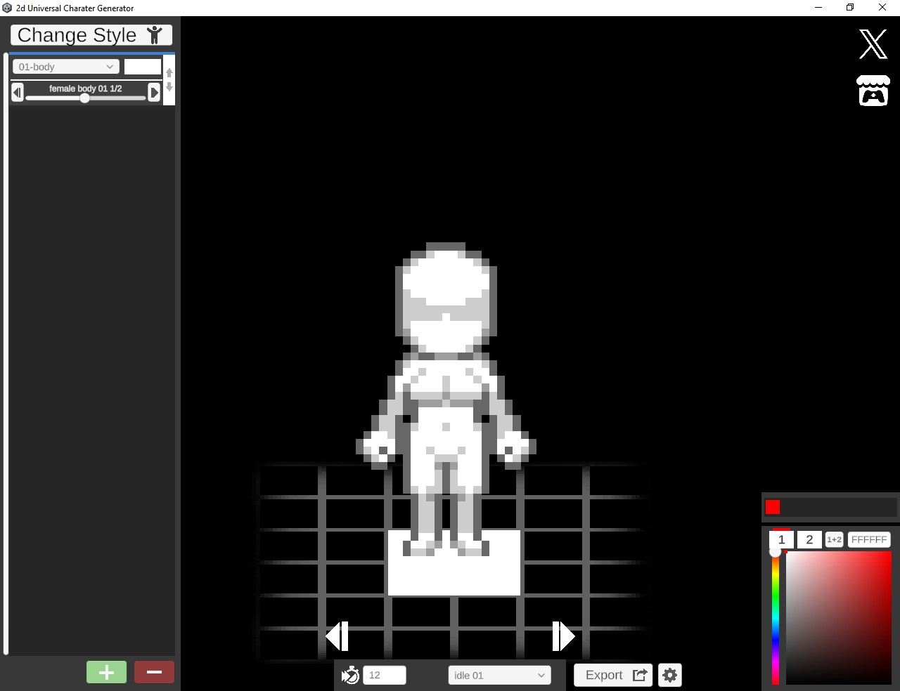 Universal 2d Charater Creator by Darkand Arts
